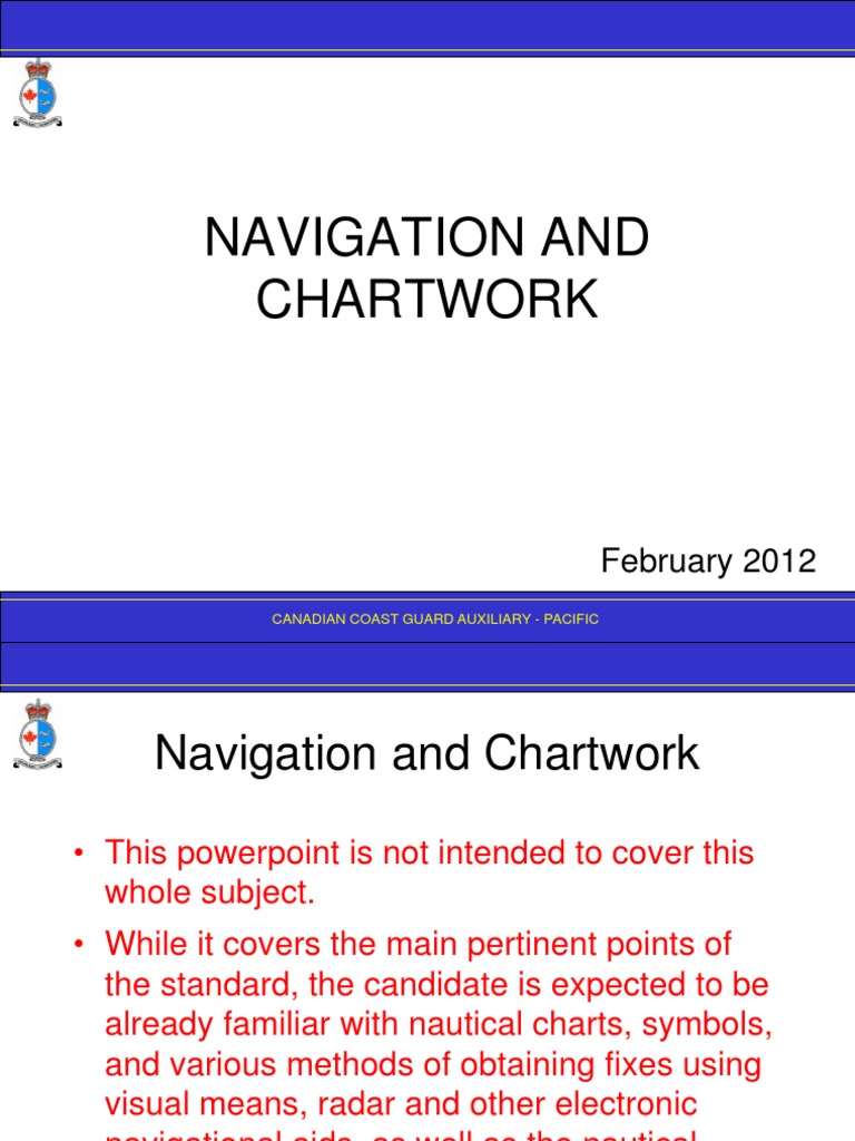 CCGA Cox 303 Navigation and Chartwork | PDF | Radar | Navigation