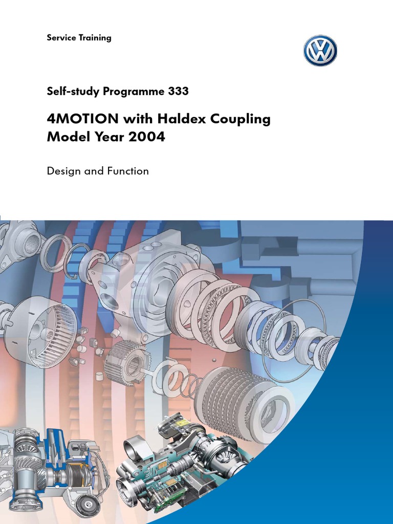 4motion With Haldex Coupling PDF | PDF | Transmission (Mechanics) | Clutch