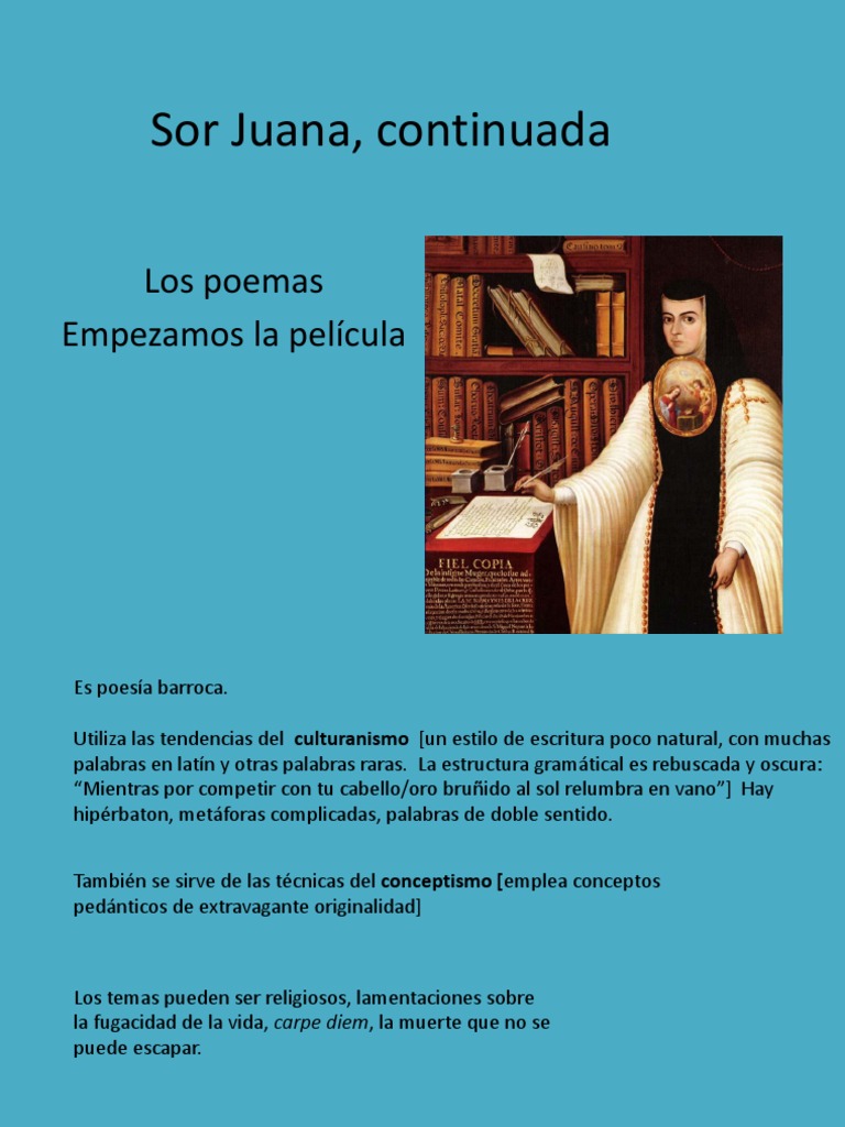 Sor Juana Poesia | PDF