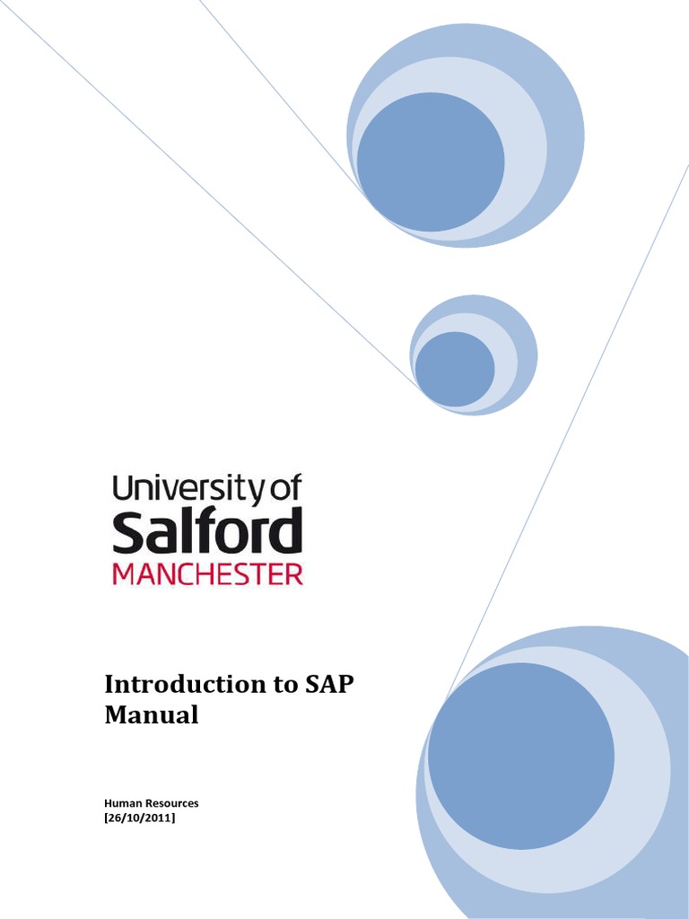 Introduction To SAP Manual | PDF | Password | Help Desk
