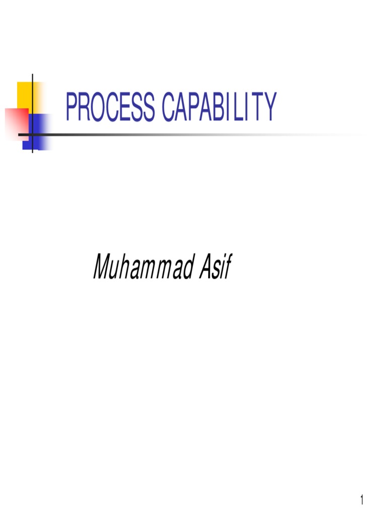 Process Capability & Six Sigma Guide | PDF | Six Sigma | Standard Deviation