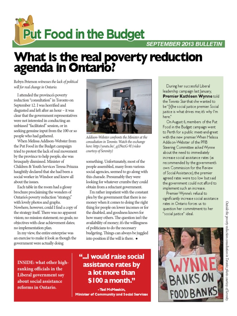 A Critical Examination of Ontario's Poverty Reduction Strategy ...