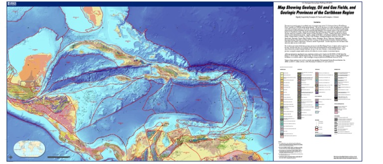 Caribbean Geological Map | PDF | Caribbean | Geology