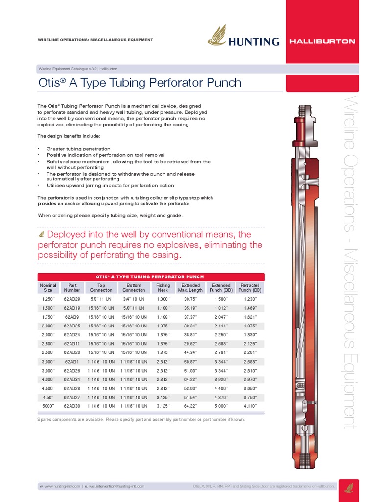 A Type Perforator | PDF | Science | Science And Technology