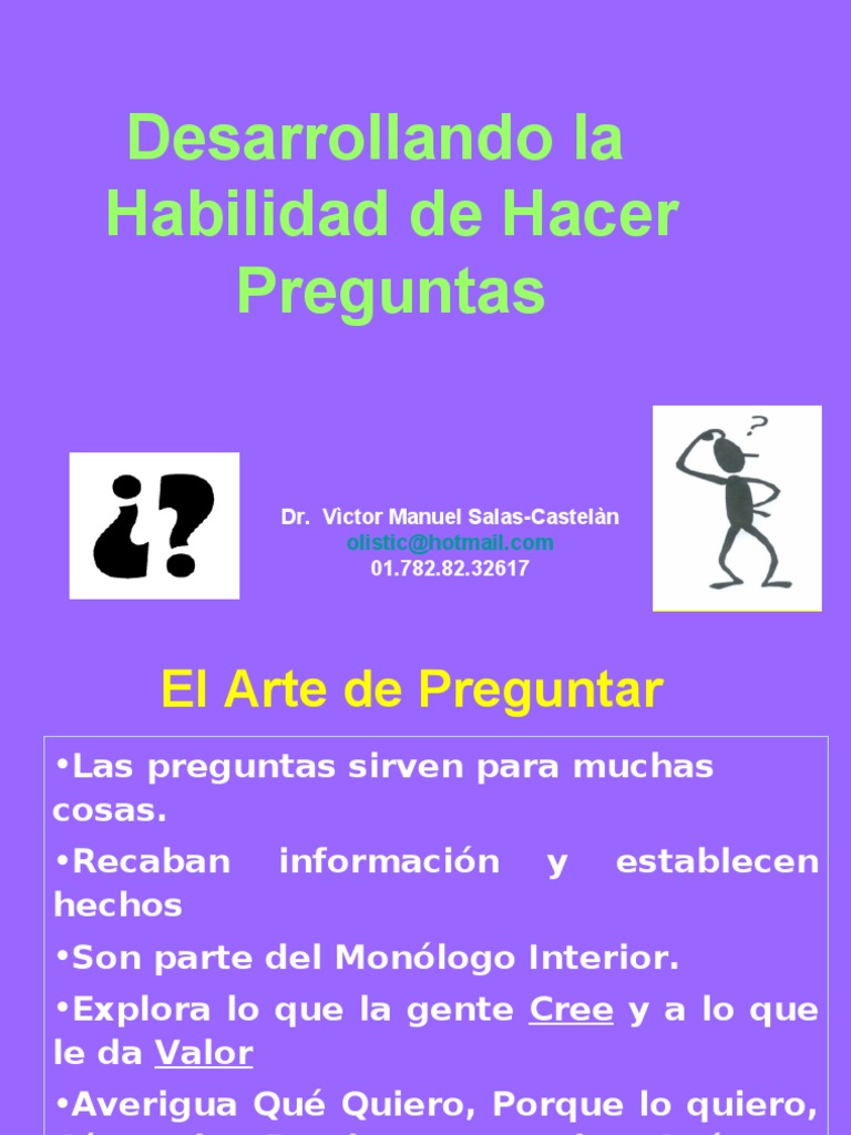 El Arte de Preguntar | PDF | Cognición | Ciencia cognitiva