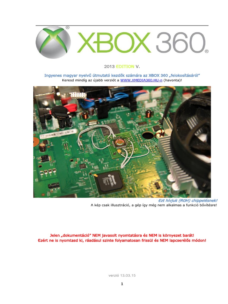 Xbox 360 RGH V. 2013 | PDF