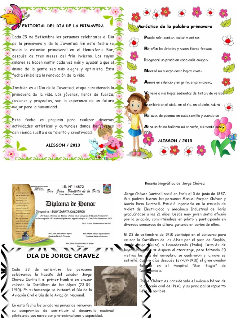 Editorial Del Dia de La Primavera | PDF