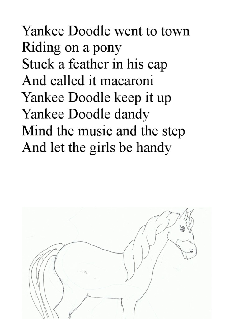 Yankee Doodle | PDF | Children's Music | Traditional Children's Songs