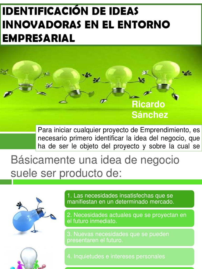 Ideas Innovadoras en Negocios | PDF | Valor añadido | Producto (Negocio)