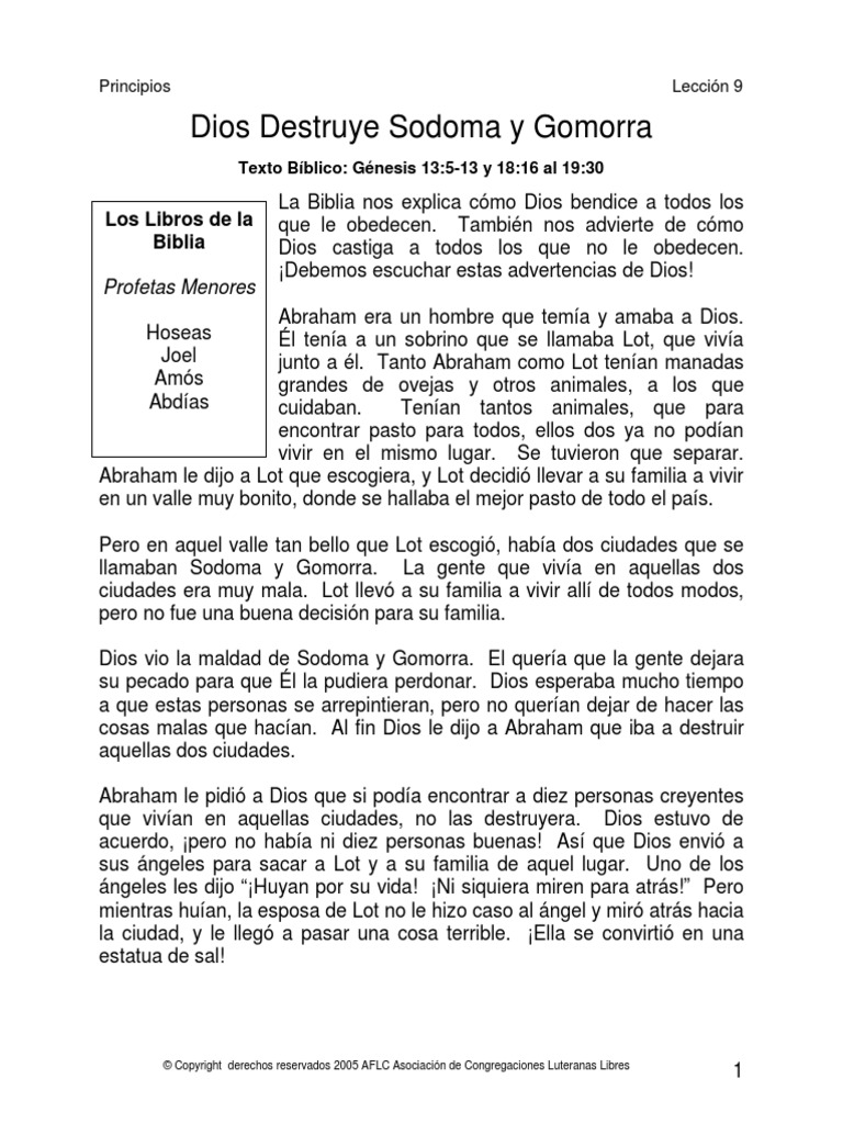 9 Sodoma y Gomorra | PDF | Abrahán | Creencia religiosa y doctrina