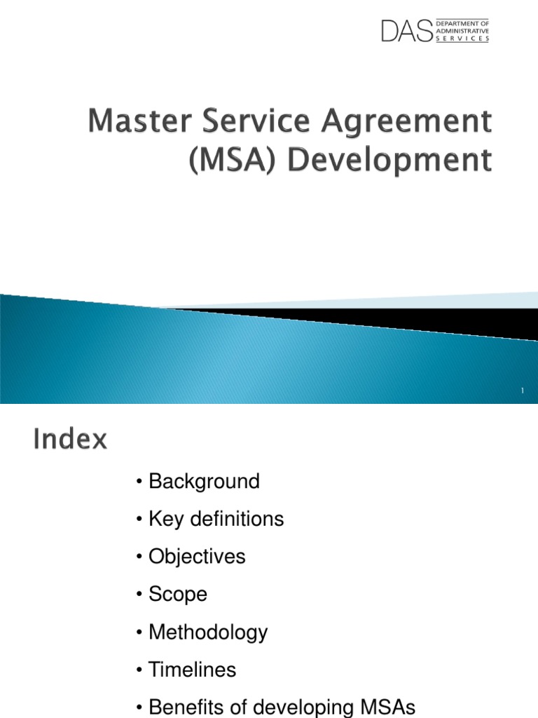 Master Service Level Agreement Overview | PDF | Service Level Agreement ...