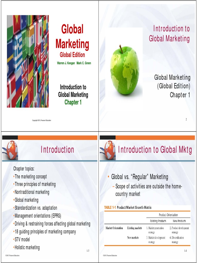 Global Marketing 1 | PDF | Marketing | Strategic Management