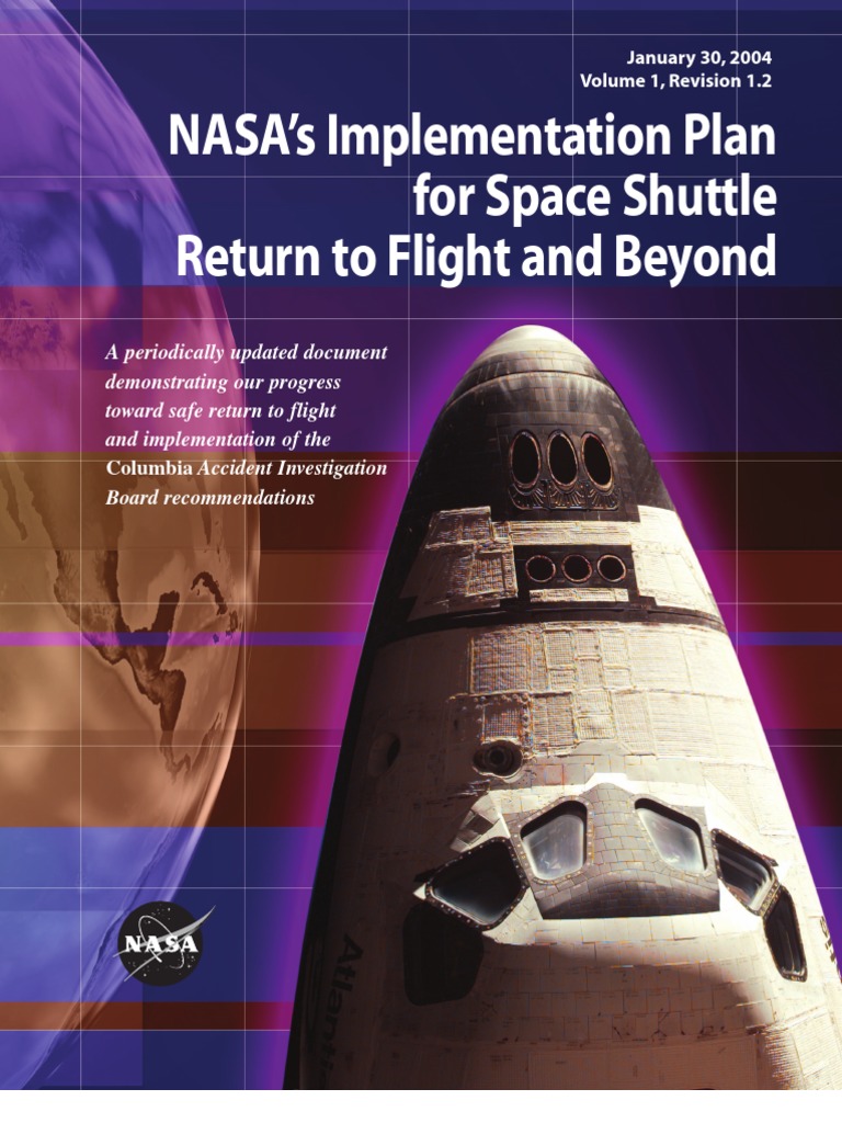 NASA Plan For Space Shuttle | PDF | Space Shuttle | Space Shuttle Columbia