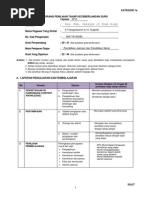 Contoh Borang Kenaikan Pangkat DG44 48 | PDF