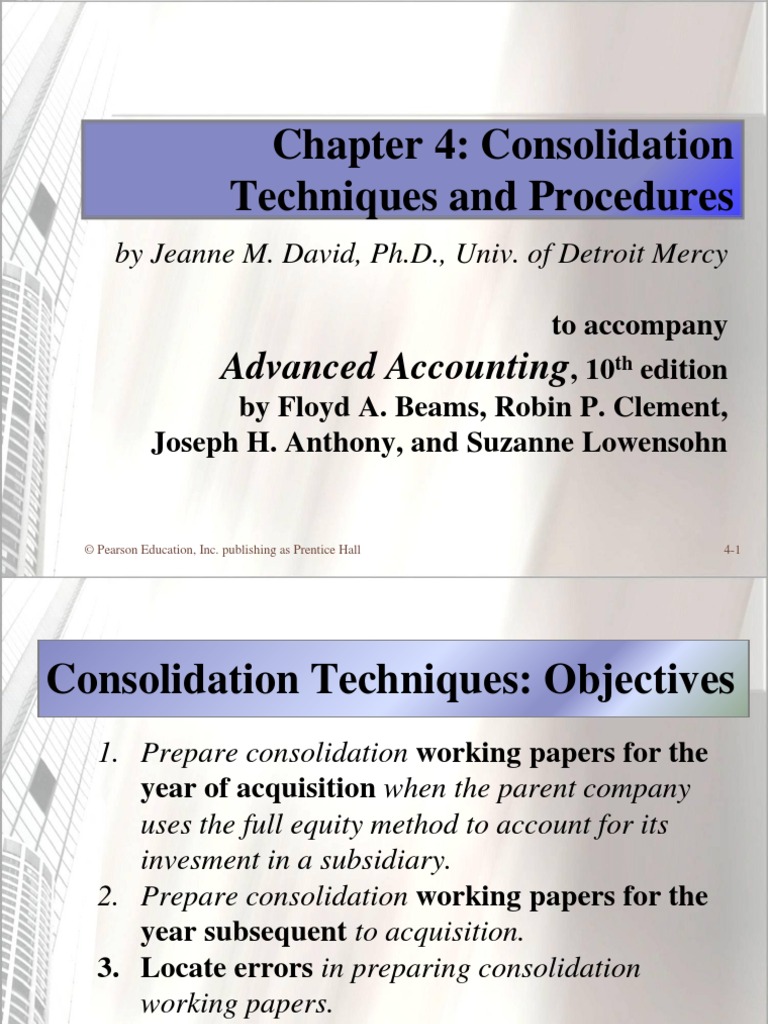 Beams10e Ch04 Consolidation Techniques and Procedures | PDF | Retained ...