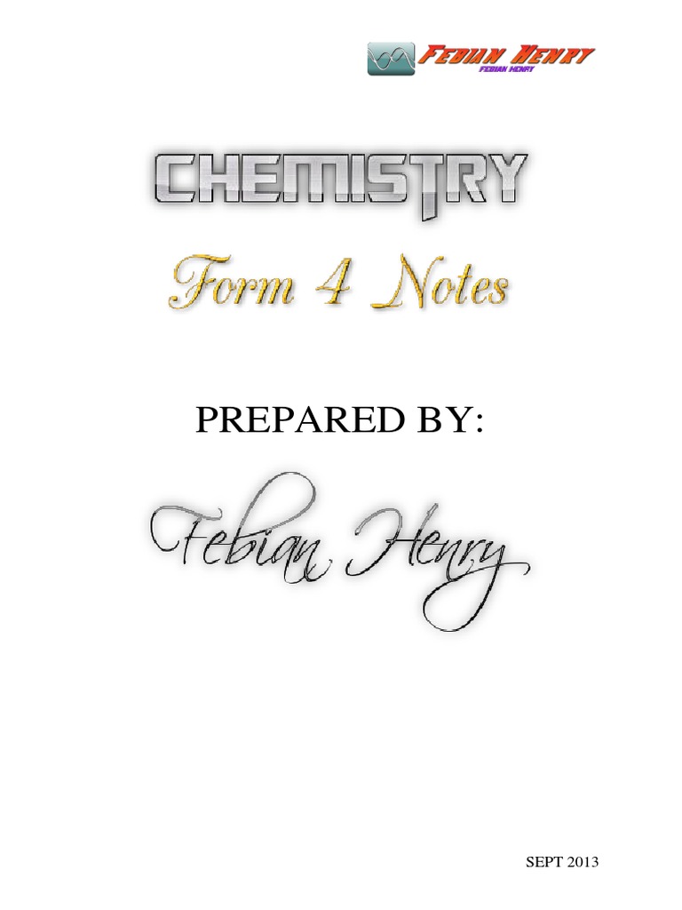 Form 4 Chemistry: Atomic Structure Notes | PDF | Atomic Nucleus | Hydroxide