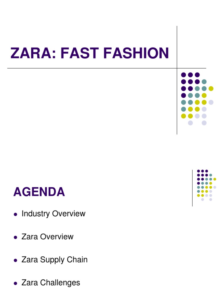 ZARA's Agile Supply Chain | Download Free PDF | Economics | Business