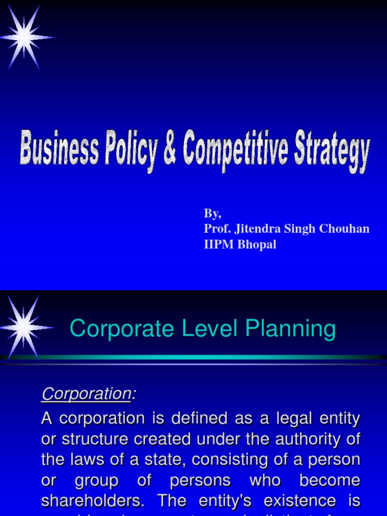 Corporate Level Planning and SBUs | PDF | Corporations | Leadership
