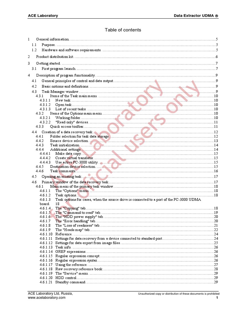 DataExtractor UDMA New | PDF | File System | Hard Disk Drive