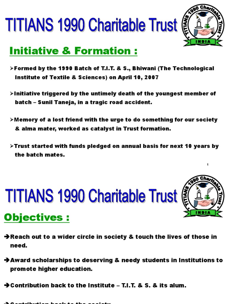 Trust Presentation | PDF | Trust Law | Trustee