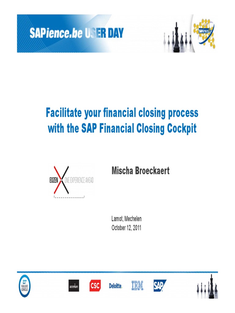 Financial Closing With Cockpit | PDF | Finance & Money Management ...