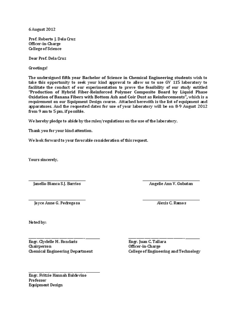 PLM Lab Letter | PDF