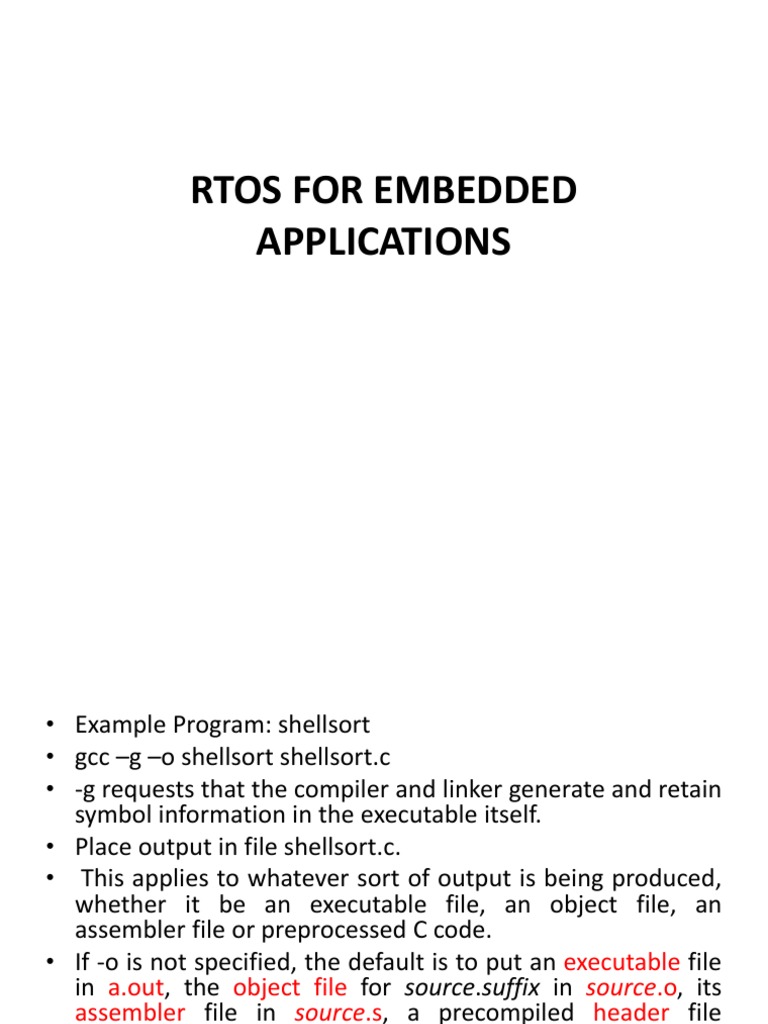 Rtos For Embedded Applications | PDF | Computer Architecture | Computer ...