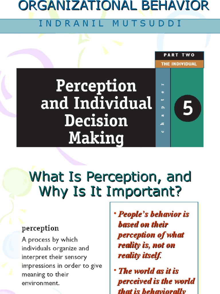 Perception | Perception | Bias