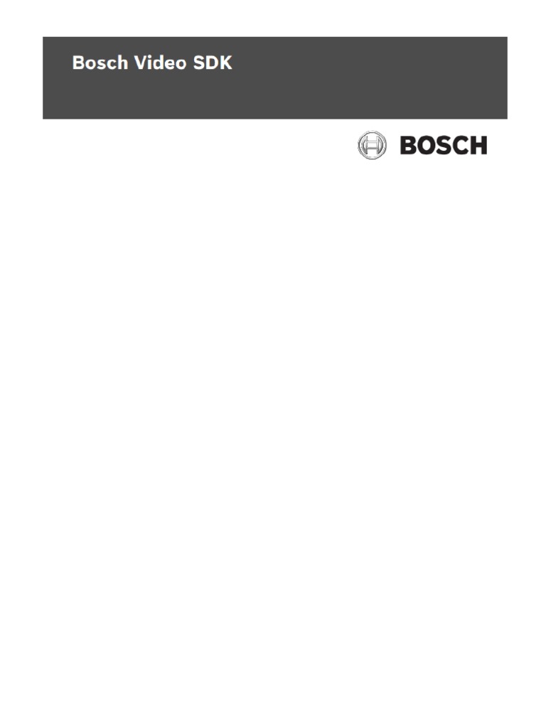 Tutorial Video BOSCH-Spanish | PDF | Kit de desarrollo de software ...