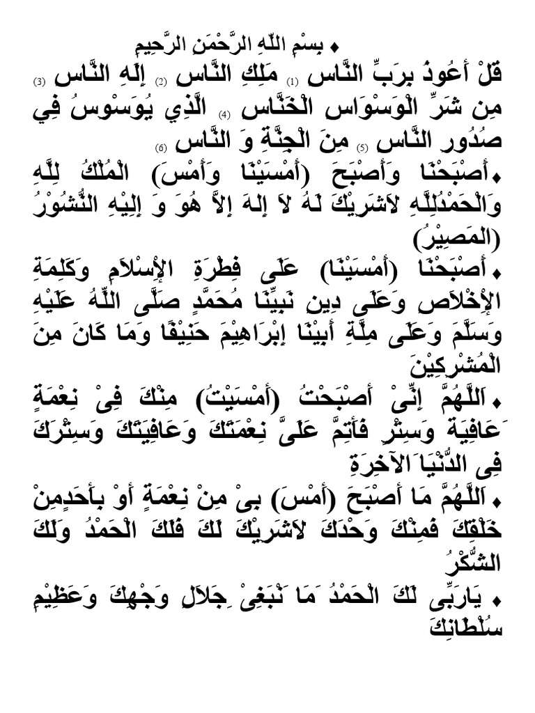 Al Mathurat Print | PDF