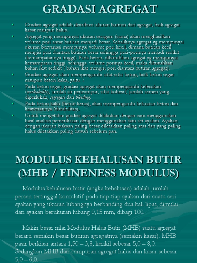 Gradasi Agregat | PDF