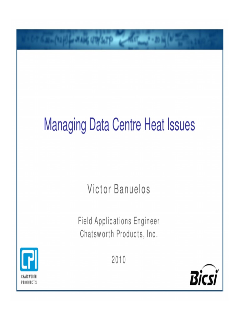 8 Managing Data Center Heat Issues | PDF | Data Center | Heating ...
