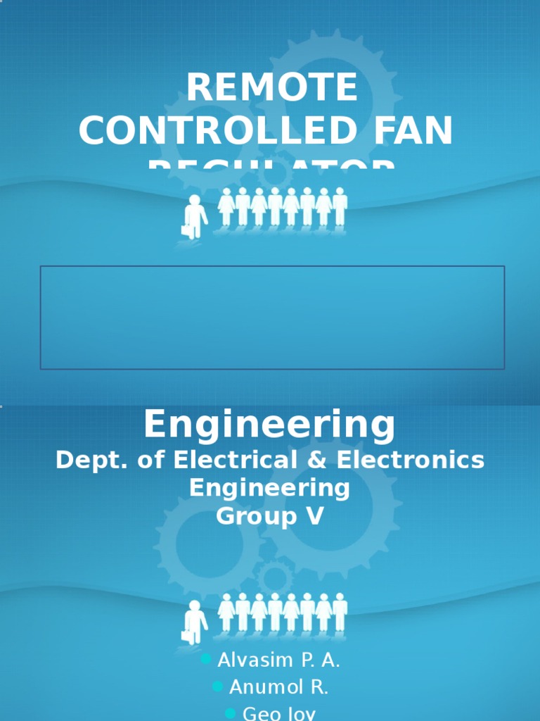 Remote Controlled Fan Regulator Design | PDF | Electronic Circuits ...