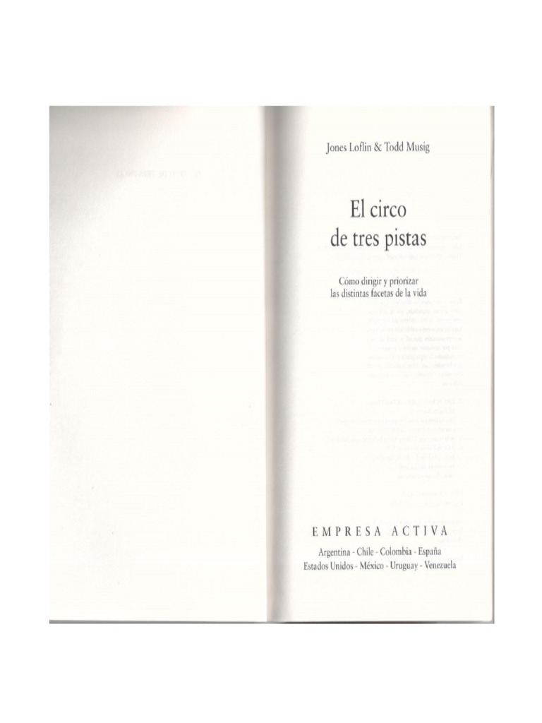 El Circo De Tres Pistas Pdf