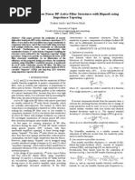 Tow-Thomas Biquad Active Filter Guide | PDF | Electronic Filter | Amplifier