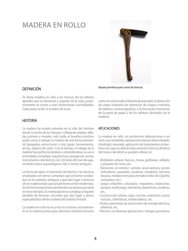 03 Madera en Rollo | PDF | Arboles | Industrias