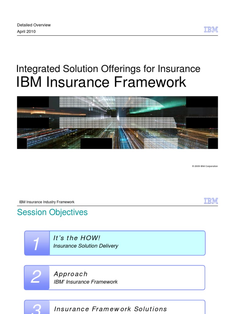 IBM 2010-04-11 Insurance Framework Detailed-V4 | PDF | Software ...