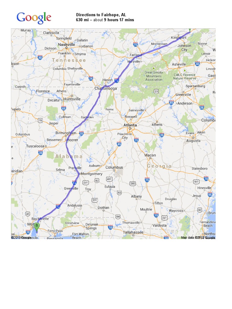 KatmandewFBA To Fairhope, AL - Google Maps | PDF | Transport