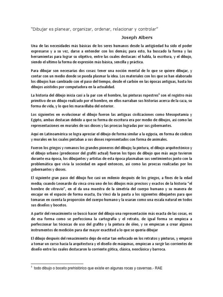 Ensayo Dibujo | PDF | Dibujo | Pinturas