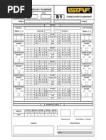 Table Tennis Score Sheet Template | PDF