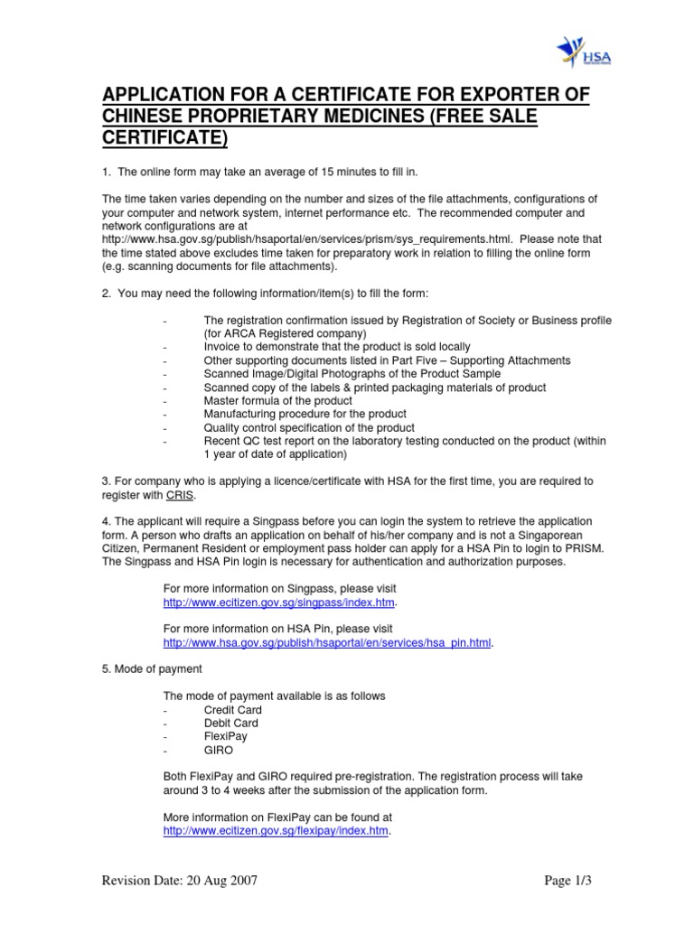 Export Certificate Guide for CPMs | PDF | Business | Finance & Money ...
