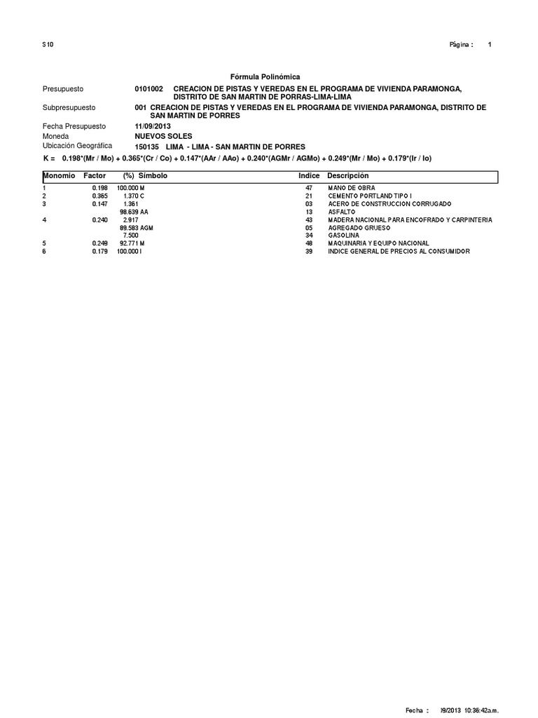 Formula K | PDF
