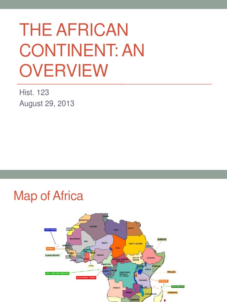 African Geography & History Guide | PDF | Sahara | Africa