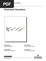 Strenght Calculation For Thermowells | PDF | Nozzle | Fluid Dynamics