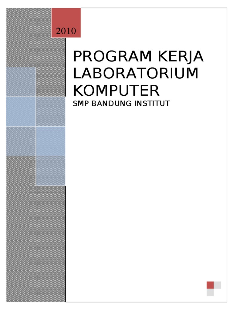 Program Kerja Lab Komputer | PDF