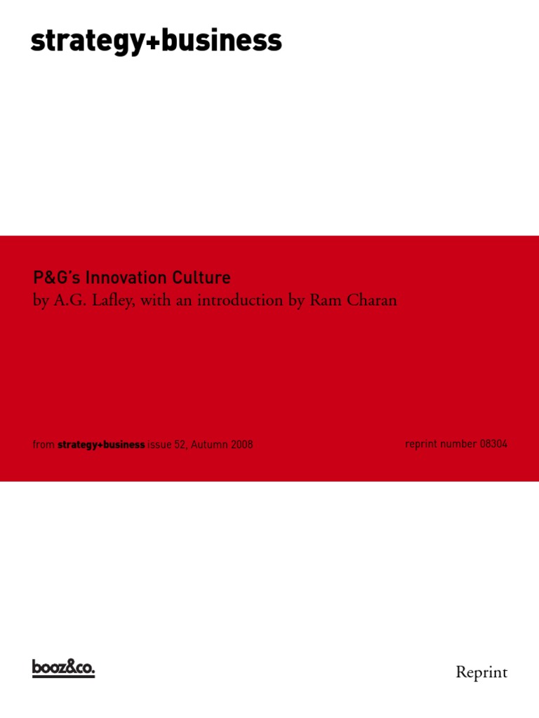 P&G Innovation Culture | PDF | Innovation | Procter & Gamble