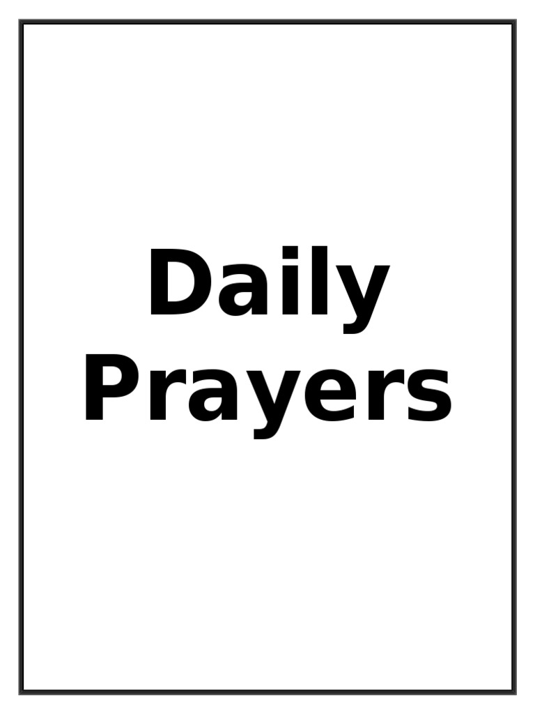 Daily Prayers | PDF | Devi | Polytheism