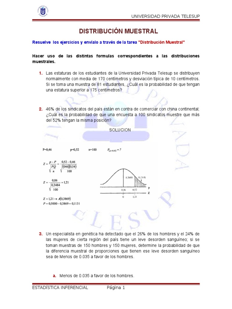 Distribucion Muestral | PDF