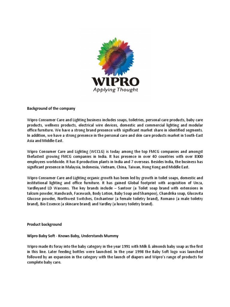 Wipro Baby Soft | PDF | Diaper | Procter & Gamble