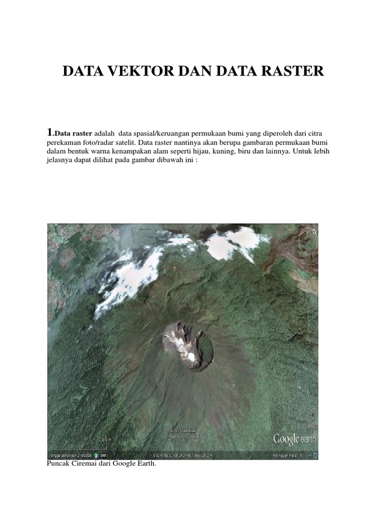 Data Raster Dan Data Vektor | PDF